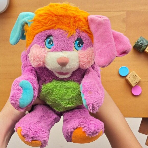 Mattel | Toys | Vintage Popples Plush Pink Purple Green Orange 98s ...